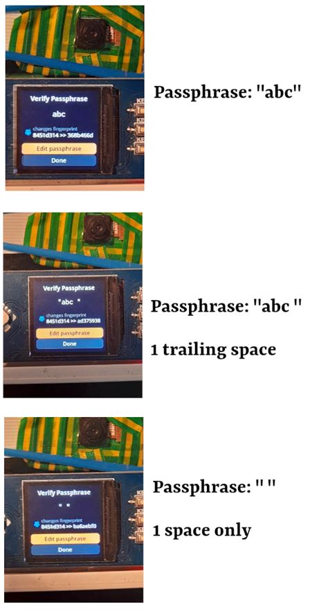 Bug Cannot Finalize Seed Wo Passphrase Once Editing Passphrase