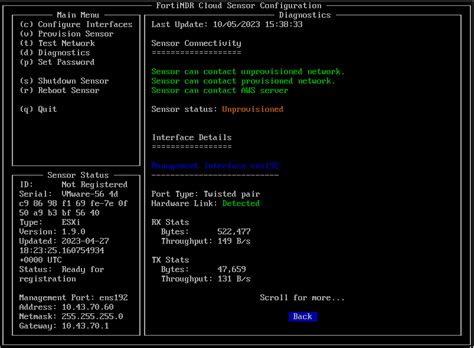 Network Connectivity Verification Fortindr Cloud Sensors Fortinet