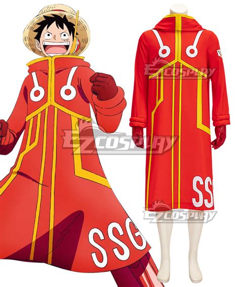One Piece Monkey D Luffy Curly Brunette Cosplay Men S Wig TB1659