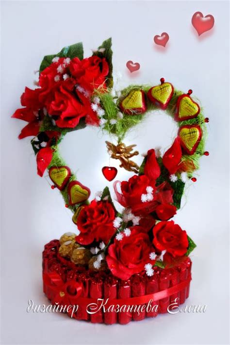 Gallery.ru / Фото #7 - сердечные - kazantceva | Valentine centerpieces ...