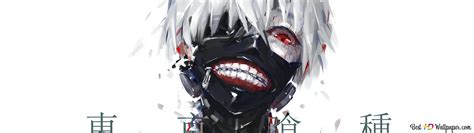 Anime Tokyo Ghoul Ken Kaneki Black And White 4k Wallpaper Download
