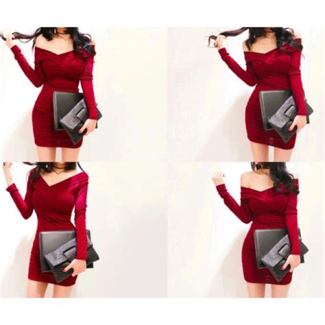연말 파티룩 벨벳 오프숄더 원피스 역삼1동 여성의류 당근 중고거래