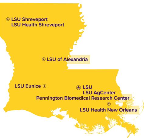 Lsu University Campus Map