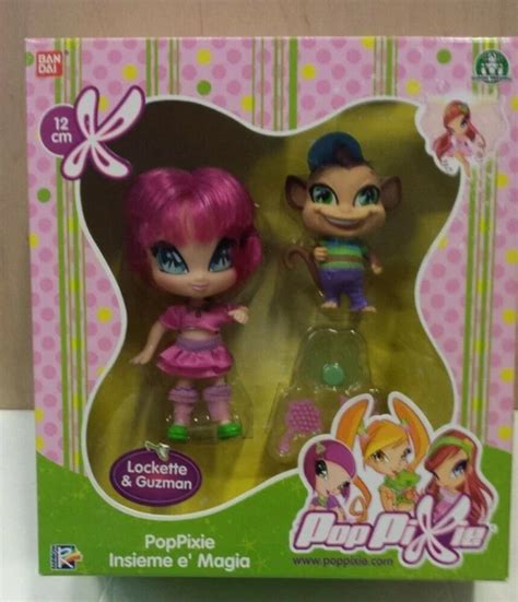 Lockette And Guzman Winx Club Pop Pixie Insieme è Doll Bandai Giochi