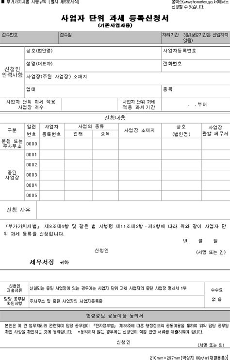 사업장 단위과세 알아보기 네이버 블로그