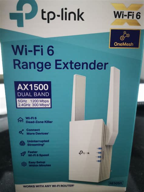 Tp Link Wifi 6 Range Extender Computers Tech Parts Accessories Networking On Carousell