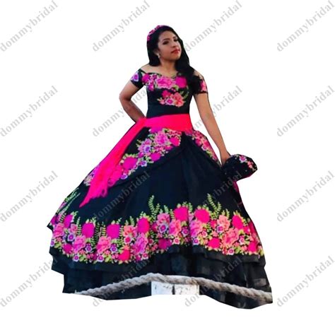 Pink And Black Quinceanera Dresses