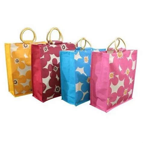 Floral Print Printed Juco Fabric Tote Bag At 150 Piece In Howrah ID