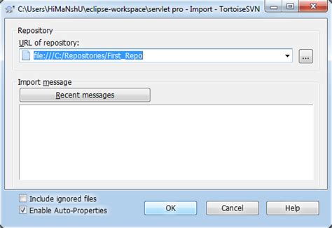 TortoiseSVN 导入项目 SVN基础教程文档 TortoiseSVN 导入项目学习手册 编程宝典