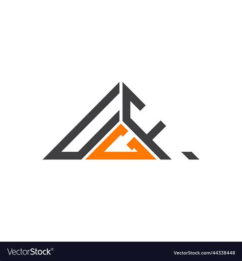 Ugf Letter Logo Creative Design With Graphic Vector Image Ugf Letter Logo Creative Design With Graphic Vector Image