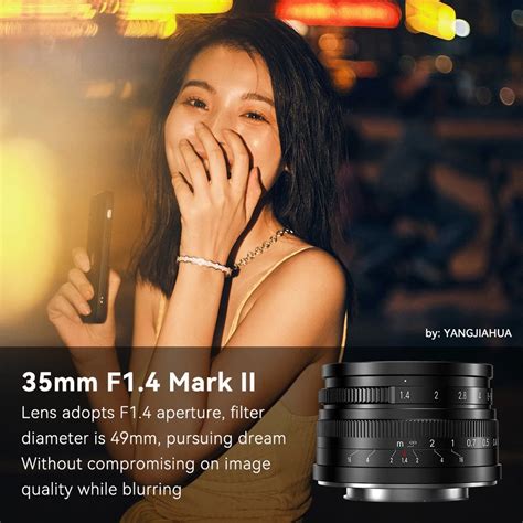 7artisans 35mm F1 4 Mark Ii Aps C Large Aperture สําหรับ Sony E Fuji Xf