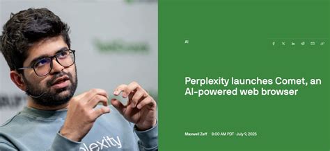 Perplexity Unveils AI Comet Browser Escalating Challenge To Google Chrome DeepNewz Software