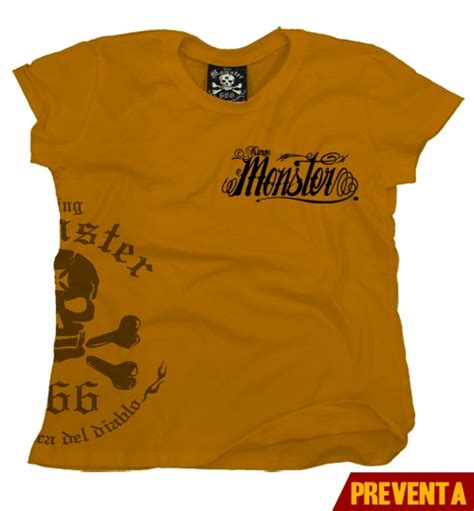 Playera Logo Monster Morra Disponible En Kingmonster Mx