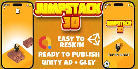 Jump Stack 3d Unity Source Code By Bokosloth Codester