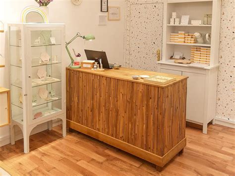 Mostradores Para Tienda Madera Natural A Medida Ecomuebles Mindmade