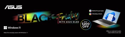 Asus Black Friday Lifestyle Laptop Promo