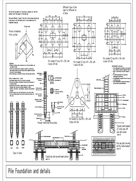 Pile Foundation Pdf Deep Foundation Architectural Elements