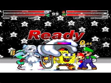 Team SPONGEBOB 1105 VS Team Bryan Mancia MUGEN Battle Request Part