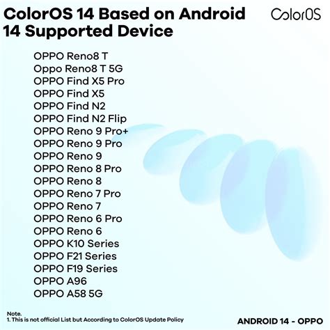 Oppo Shares ColorOS 14 Unofficial Device List TechDot