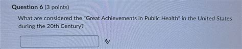 Solved Question 6 3 Points What Are Considered The Great Chegg