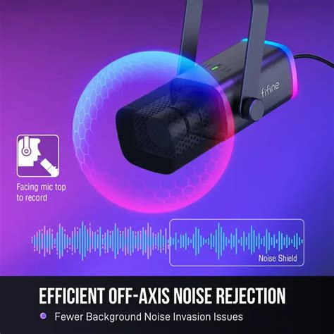 Fifine Am8t Gaming Microphone Bundle Studio Quality Sound Usbxlr