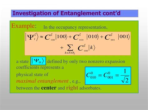 Ppt Creating Molecular Entanglement In Functionalized Semiconductor Nanostructures Powerpoint