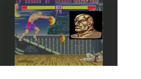 Street Fighter 2 Game Champion Edition Rainbow Sagat Arcade