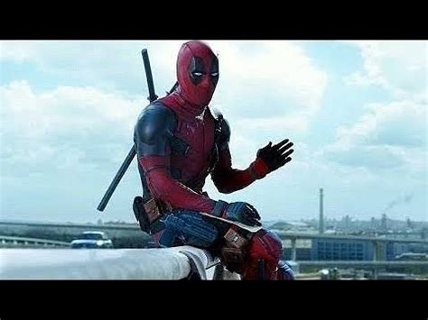 Escena De La Carretera De Máximo Esfuerzo De Deadpool Deadpool 2016