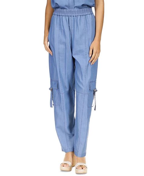 Michael Kors Womens Pull On Utility Pants Macys