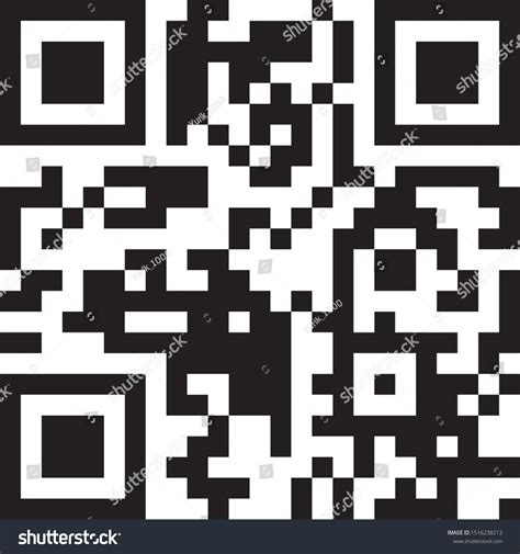 Vector Qr Code Icon Information Scan Stock Vector Royalty Free