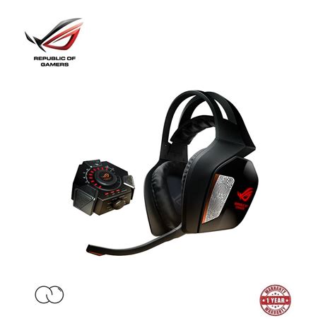 Asus Rog Centurion True 7 1 Over Ear Gaming Headset Usb Audio Station Headphone Microphone