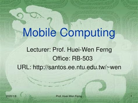 PPT Mobile Computing PowerPoint Presentation Free Download ID 9731167