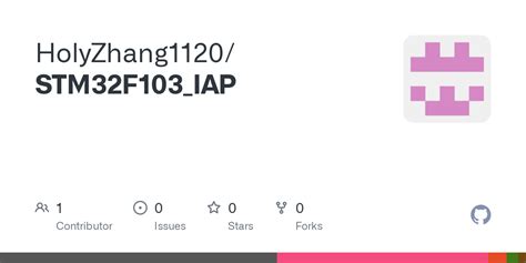 Github Holyzhang1120stm32f103iap