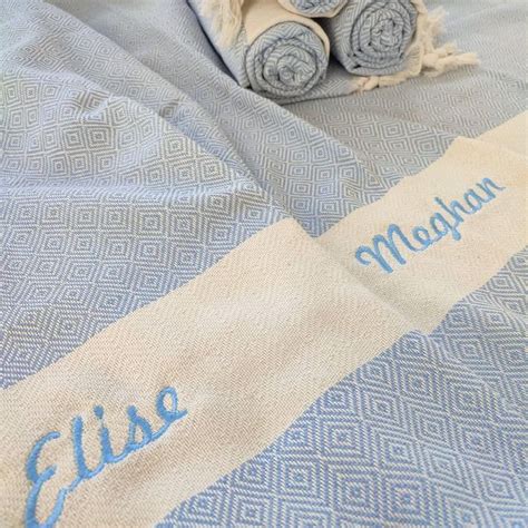 Personalized Turkish Beach Towel Custom Name Summer T For Travelers