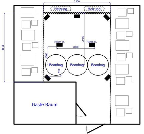 Querschnitt Heimkino Lautsprecher Querschnitt Surround Hifi