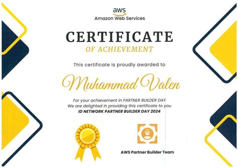 Muhammad Valen On Linkedin Aws Partnerbuilderday Awsnetworking