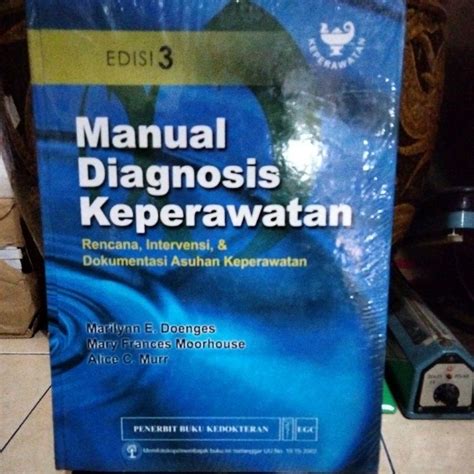 Jual MANUAL DIAGNOSIS KEPERAWATAN Edisi 3 Buku ORIGINAL Shopee