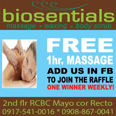 Buhay Batangas The Best Of Batangas Province Best Massage Spas In