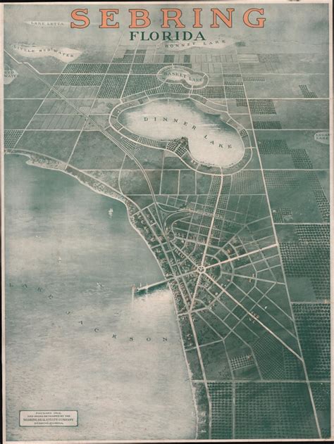 Sebring Florida Geographicus Rare Antique Maps