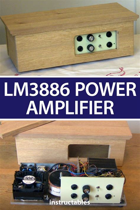 Lm3886 power amplifier dual or bridge improved – Artofit