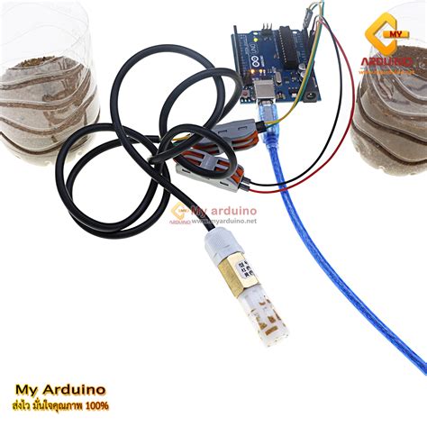 สอนใช้งาน Arduino Sht20 เซ็นเซอร์วัดอุณหภูมิและความชื้นกันน้ำ ในดินและ