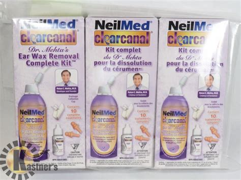Lot Of 3 Neilmed Ear Wax Removal Kits Kastner Auctions
