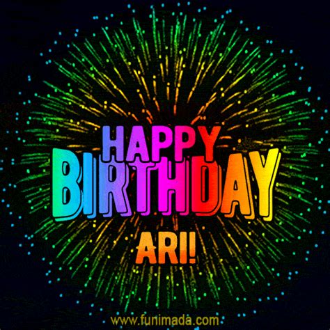 Happy Birthday Ari Vibrant Celebration  Download On