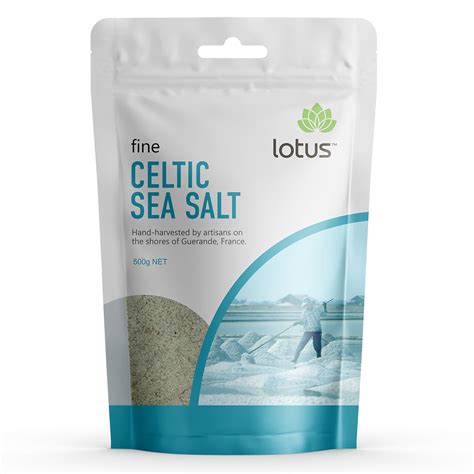 Lotus Fine Celtic Sea Salt 500g Healthylife