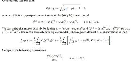 Solved Consider The Loss Function Lc X Y V X Y Chegg