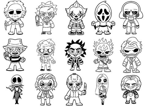 Spooky Movie Character Tattoos