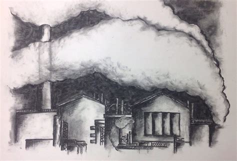Factory Pollution Drawing At Explore Collection Of