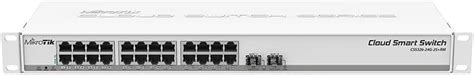 Mikrotik 24-Port Gigabit Managed Switch with SFP Ports, PoE, Cloud ...