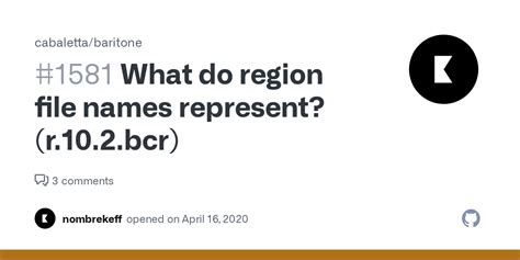 What Do Region File Names Represent R102bcr · Issue 1581