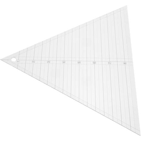 Triangle Ruler Template Measuring Precision Acrylic Tape Measure Tool